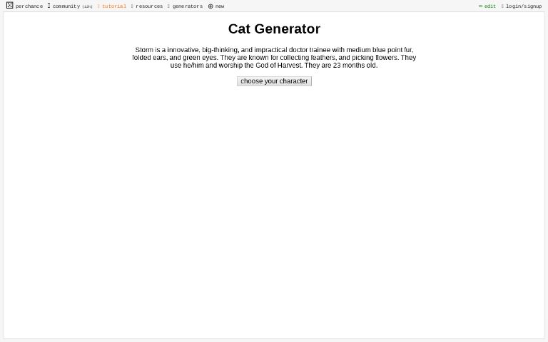 Cat Generator