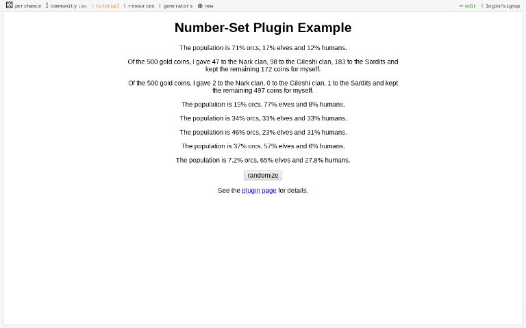 Number-Set Plugin Example