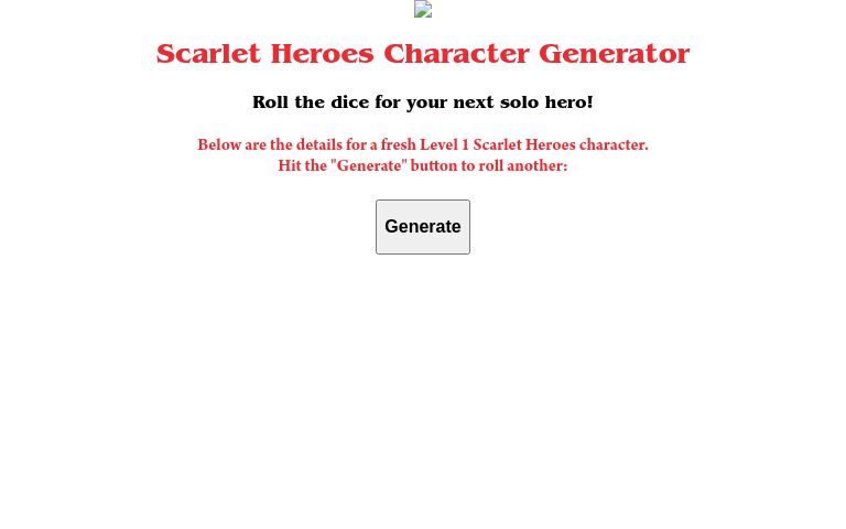 Character Generator ― Perchance