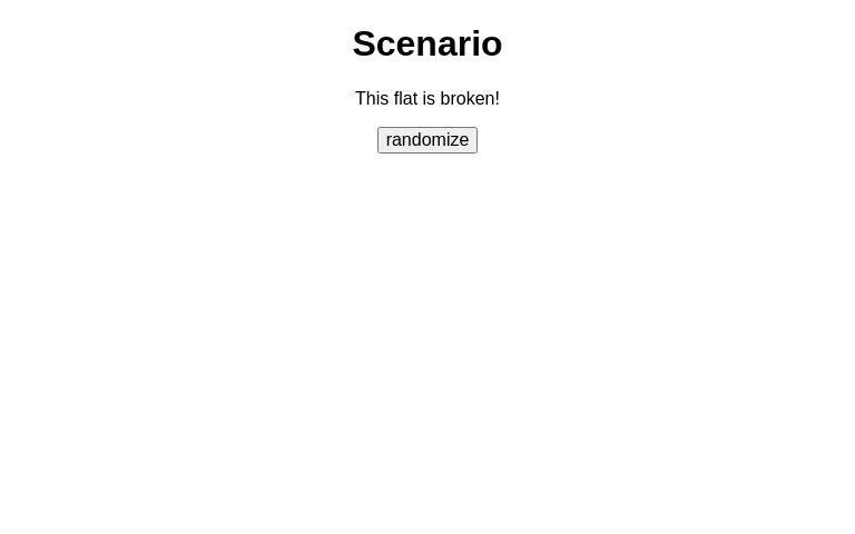 Scenario ― Perchance Generator