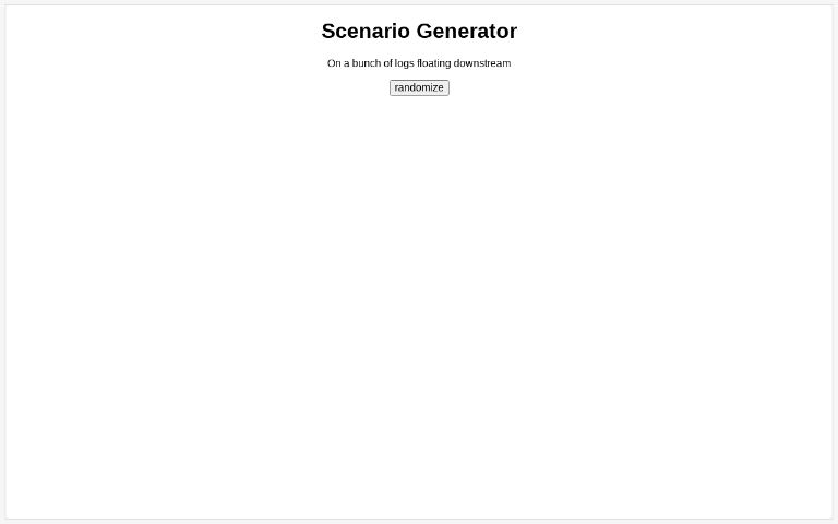 Scenario Generator
