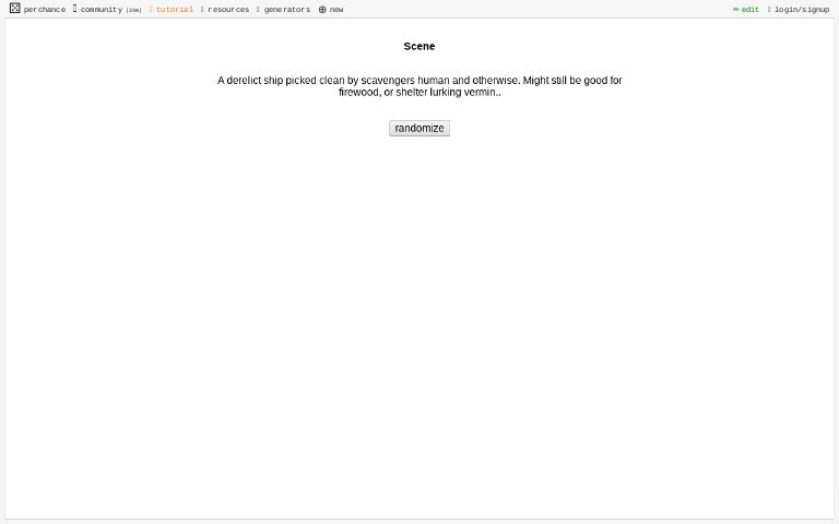 Scene Generator ― Perchance