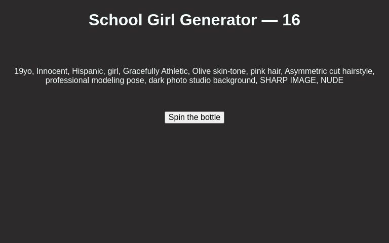 School Girl Generator