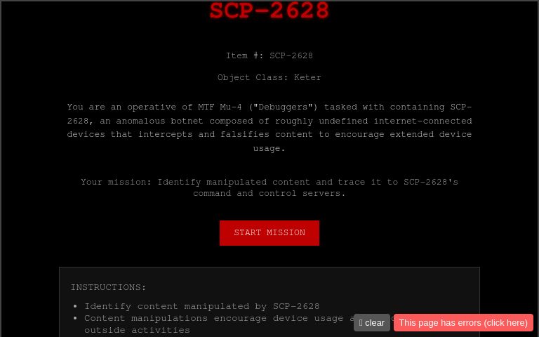 SCP-2628 ― Perchance Generator