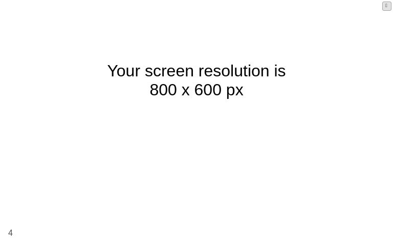 Screen Resolution Checker ― Perchance Generator