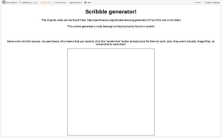 Scribble generator!