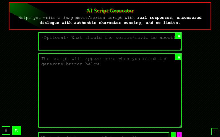 scriptgenz ― Perchance Generator