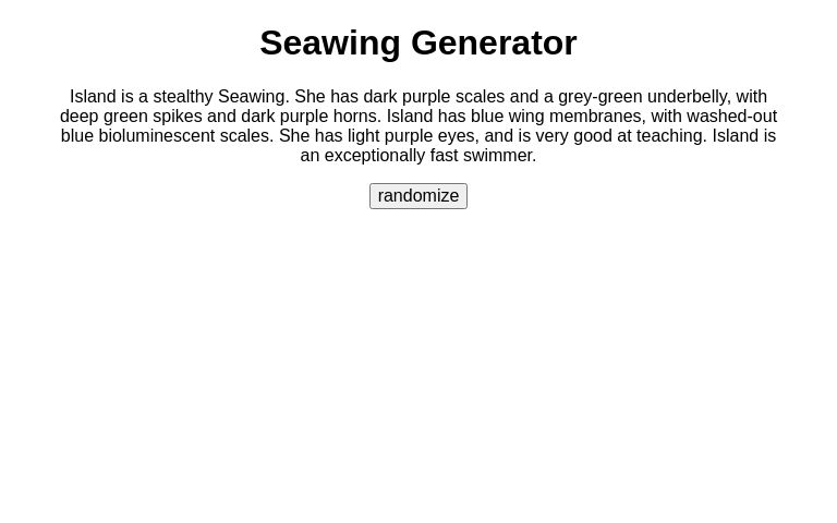 Seawing Generator