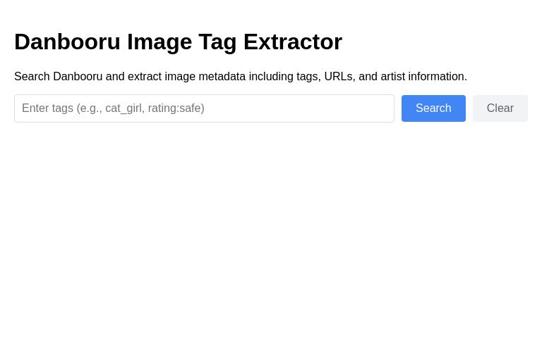 Danbooru Image Tag Extractor ― Perchance Generator