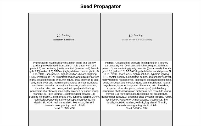 Seed Propagator ― Perchance Generator