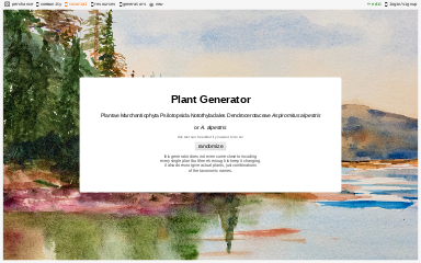 Plant Generator