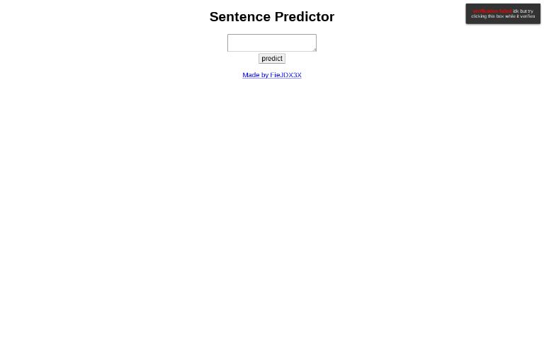 Sentence Predictor ― Perchance Generator