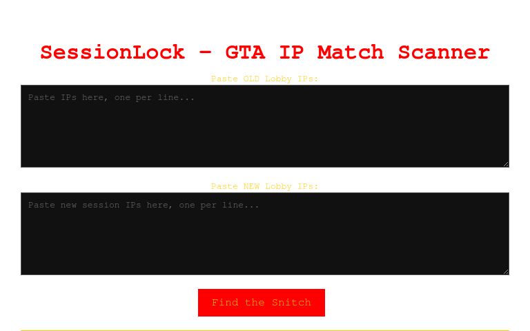 SessionLock - GTA IP Match Scanner ― Perchance Generator