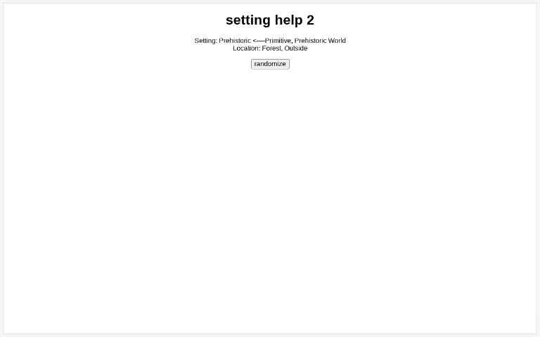 setting help 2 ― Perchance Generator