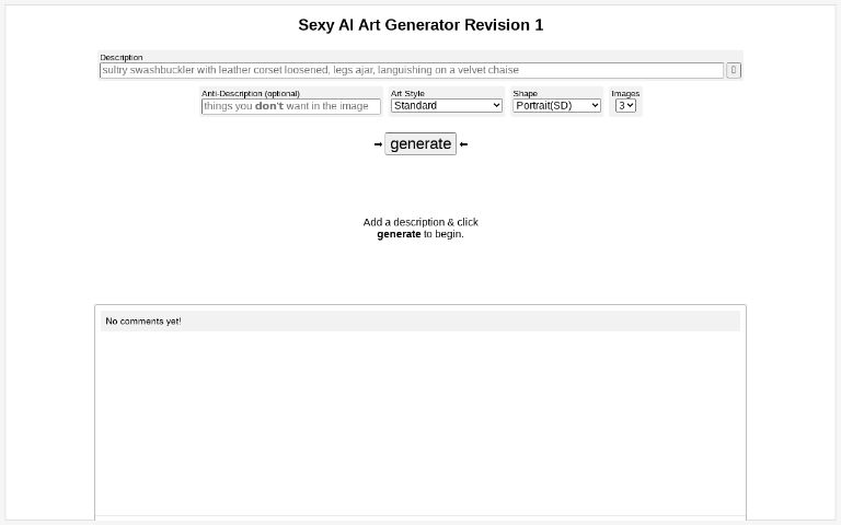 Sexy Ai Art Generator Revision 1 