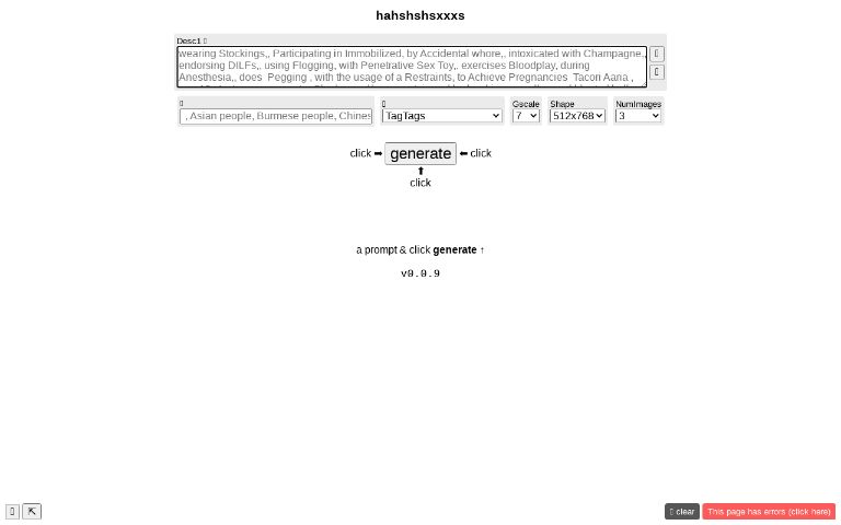 hahshshsxxxs ― Perchance Generator