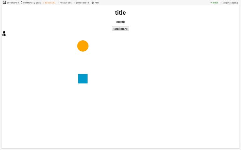 title ― Perchance Generator