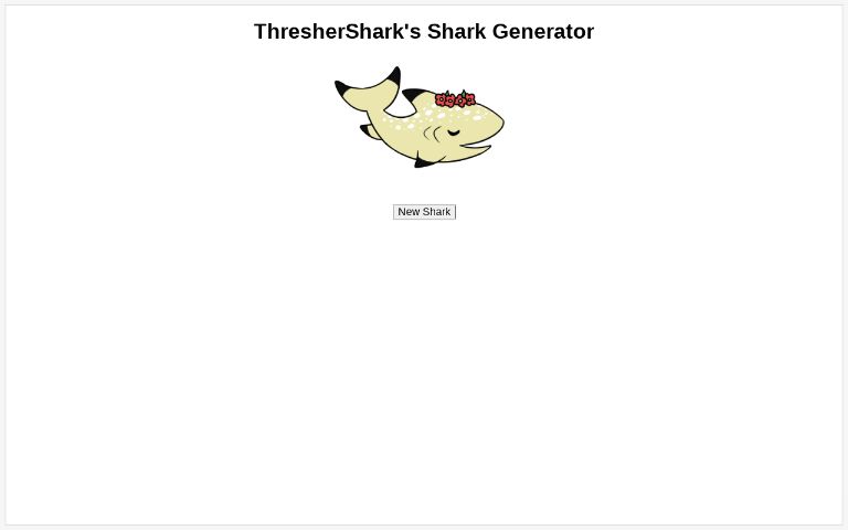 ThresherShark's Shark Generator