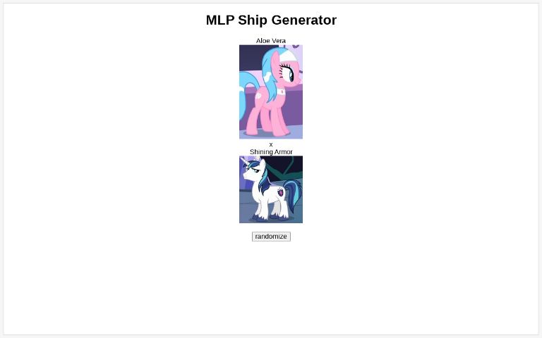 MLP Ship Generator