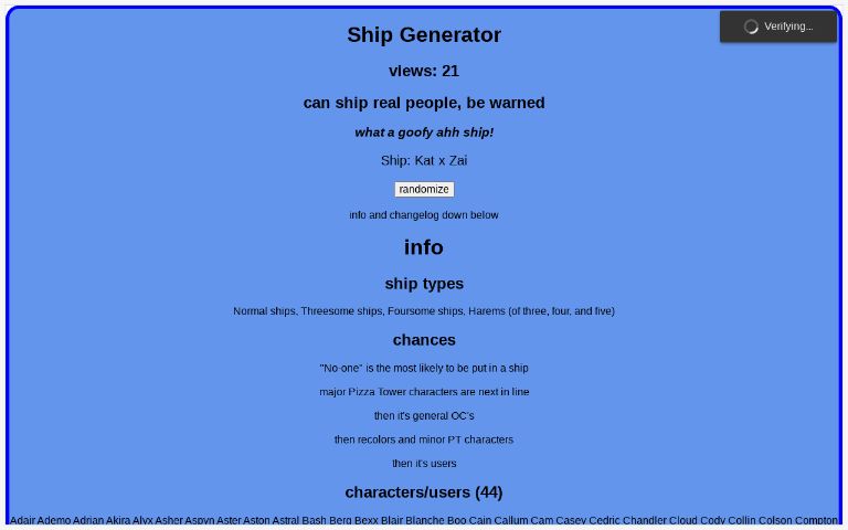 Ship Generator