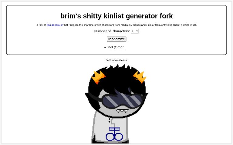 brim's shitty kinlist generator fork