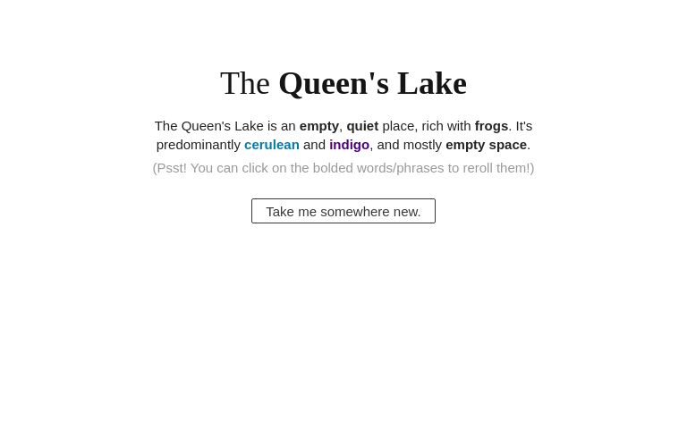 Interesting Location Generator