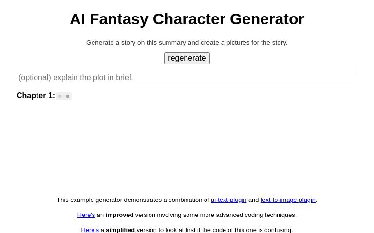 AI Fantasy Character Generator