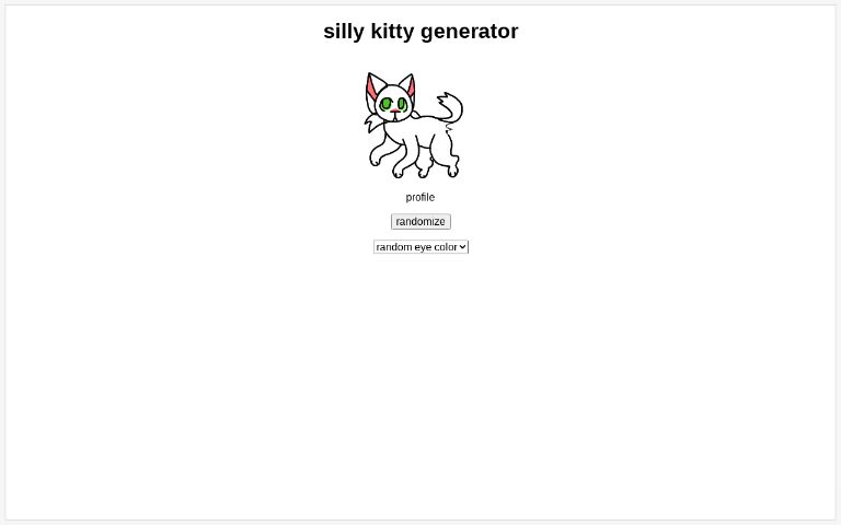 silly kitty generator