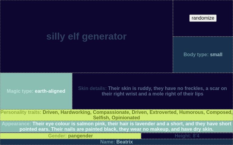 silly elf generator