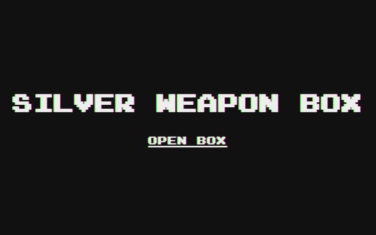 Silver Weapon Box ― Perchance Generator