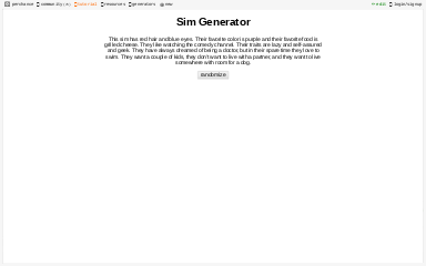 Sim Generator