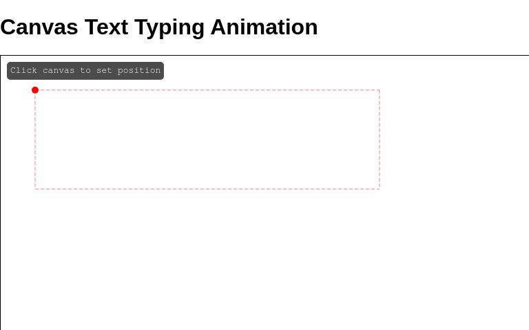 Canvas Text Typing Animation ― Perchance Generator