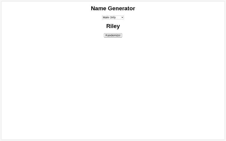 Name Generator