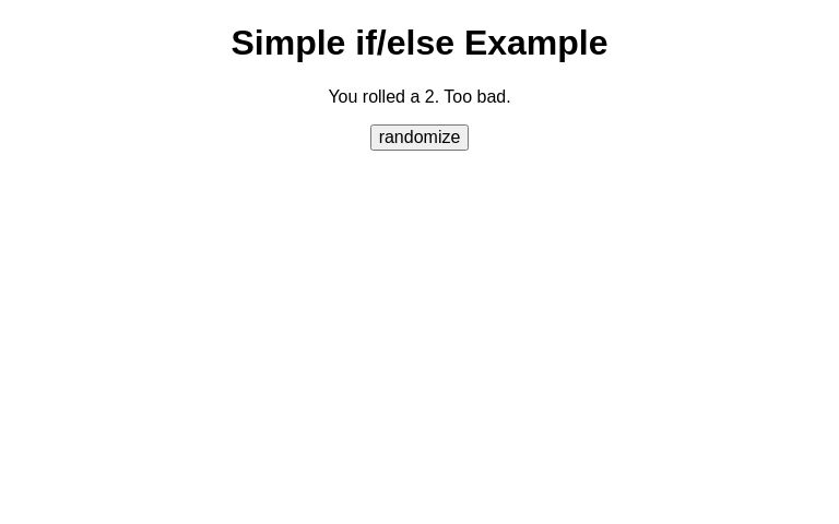 Simple if/else Example ― Perchance Generator