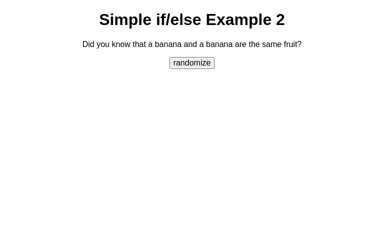 Simple if/else Example 2 ― Perchance Generator