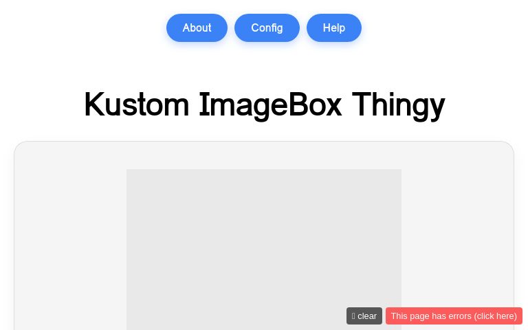 Kustom ImageBox Thingy ― Perchance Generator