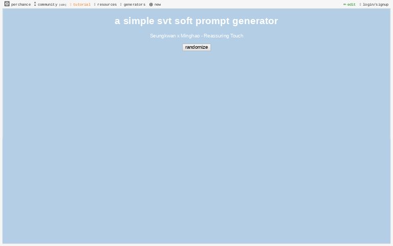 a simple svt soft prompt generator