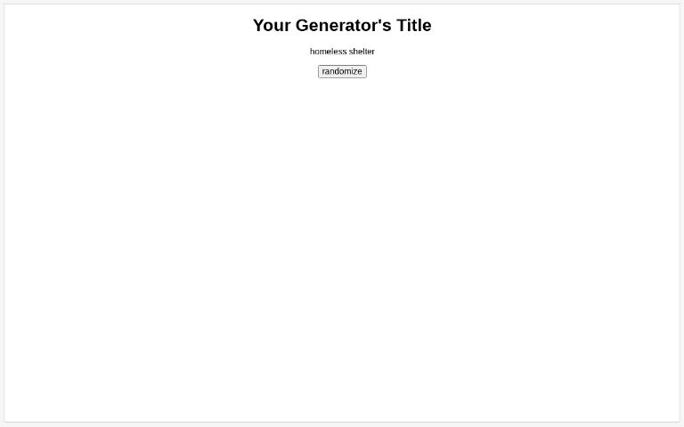 Sims 4 Builds ― Perchance Generator