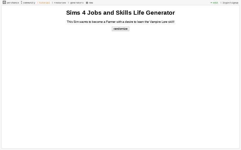 Sims 4 Jobs and Skills Life Generator