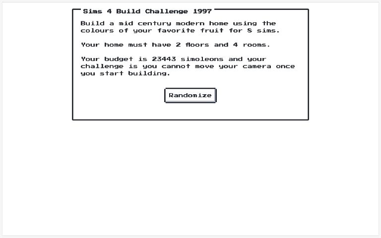 NES Template ― Perchance Generator