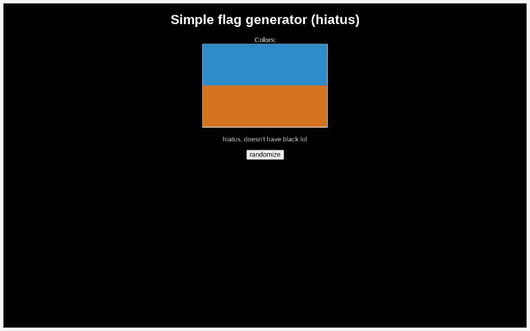 Simple flag generator (hiatus)