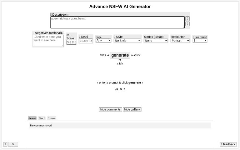 Advance NSFW AI Generator