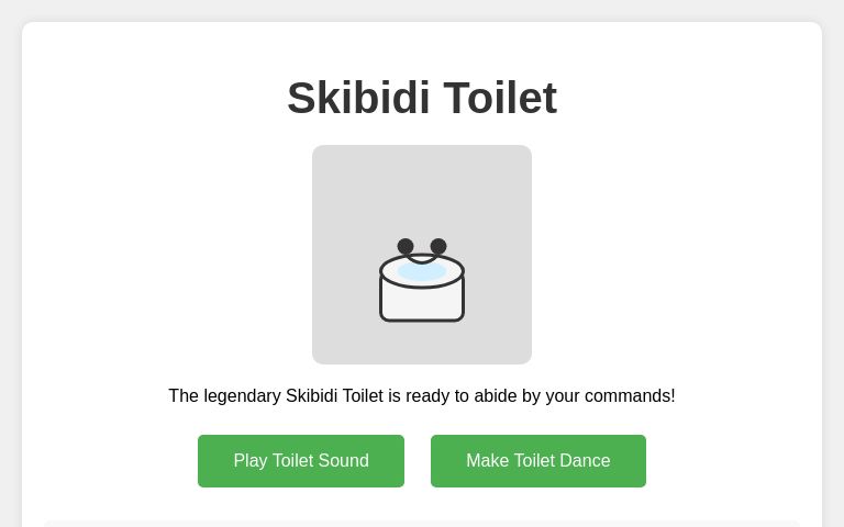 Skibidi Toilet ― Perchance Generator