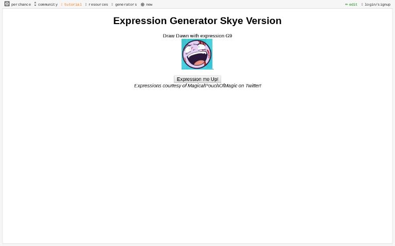 Expression Generator Skye Version