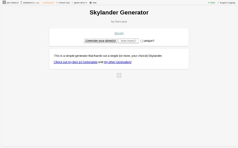 Skylander Generator