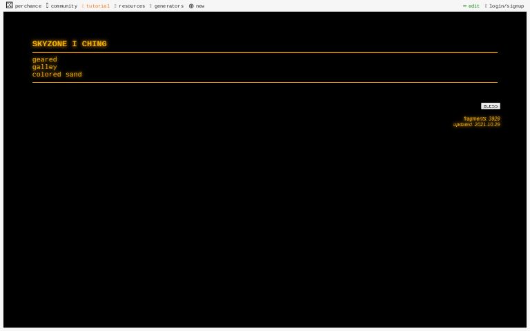 Skyzone Blender ― Perchance Generator