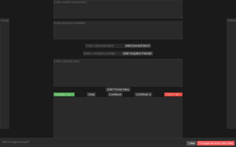 AI Text Converter/Rewriter (free, no sign-up, unlimited) ― Perchance ...