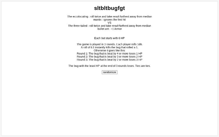 sltbltbugfgt ― Perchance Generator