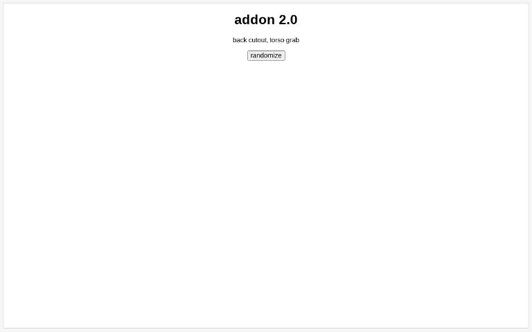 addon 2.0 ― Perchance Generator