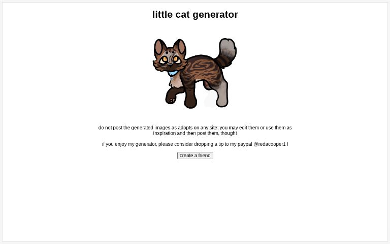 little cat generator